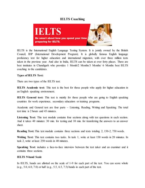 Ielts modules | PPT