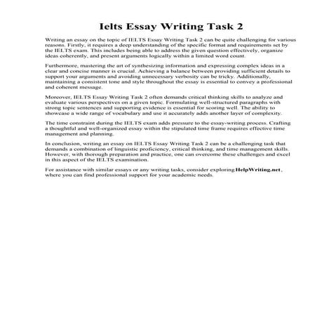 Ielts Essay Writing Task 2 | PDF | Birds | Pets