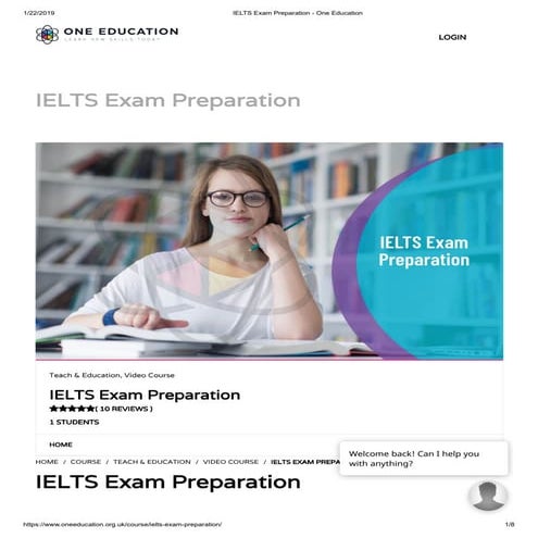 Ielts exam preparation - One Education | PDF | Standardized Testing ...