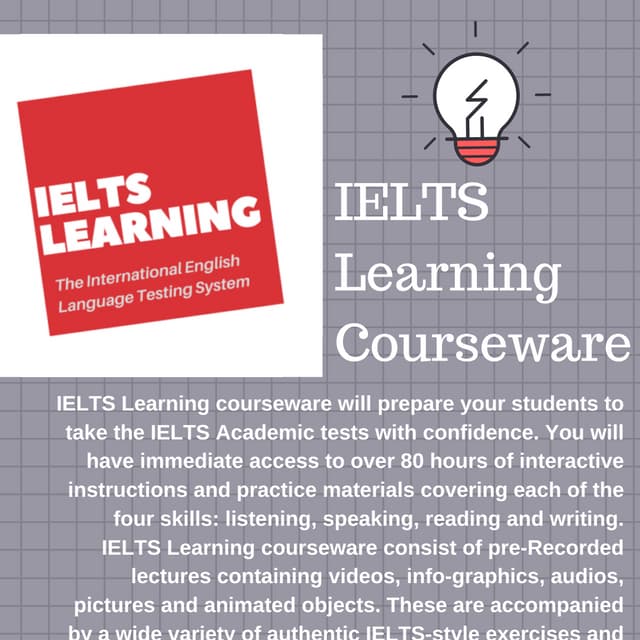 IELTS Learning Courseware | PDF