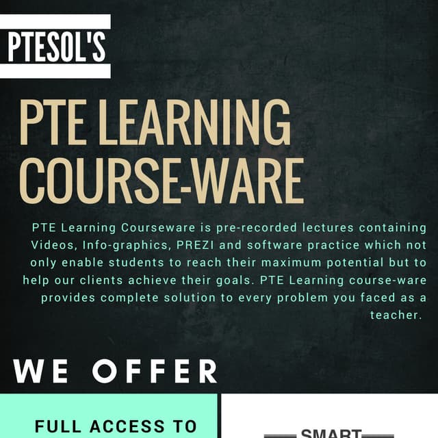 PTE Learning Courseware | PDF