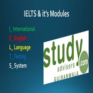 IELTS Overview for the Beginners | PPT