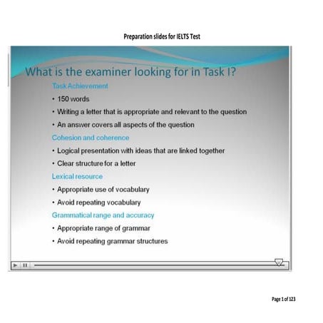 IELTS preparation course | PPT