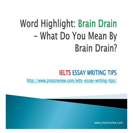 IELTS Sample Essay Writing - Brain Drain | PDF