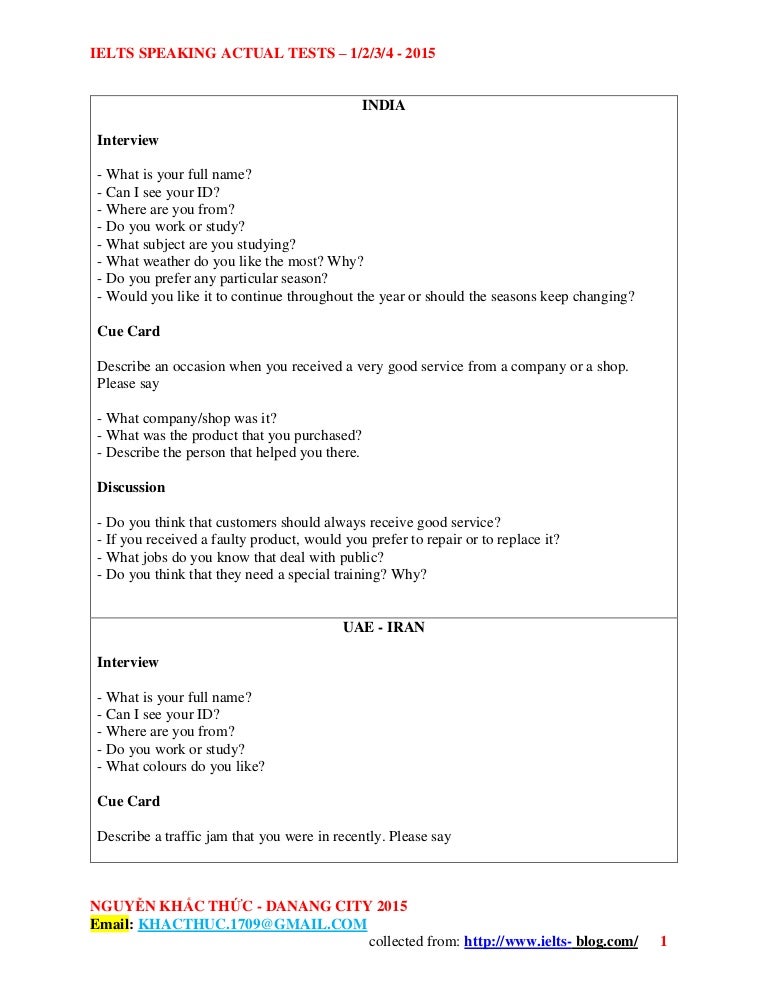 Ielts Speaking Actual Tests 2015 1 ielts-speaking-actual-tests-2015-1