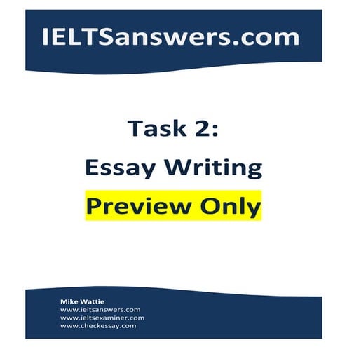 Ielts task 2 writing essays | PDF