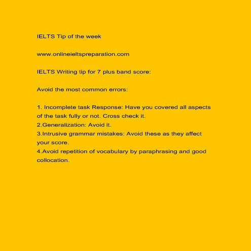 Ielts tip for 7 plus band score in Essay Writing | PDF