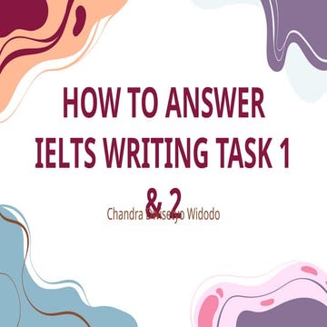 IELTS WRITING TASK 1 & 2Bagian ini terdiri dari dua tugas, yaitu Task 1 ...