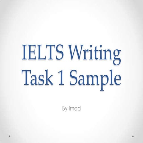 Ielts writing task 1 sample line graph | PPTX