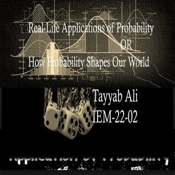 real life Application of probability or how probability shapes our ...