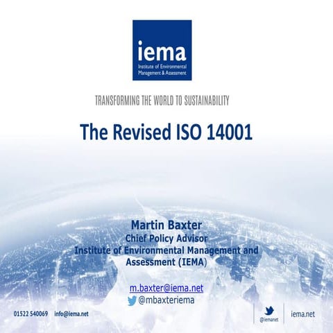 Iso 14001:2015 Checklist | PDF