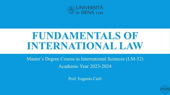 International law-int | PPT