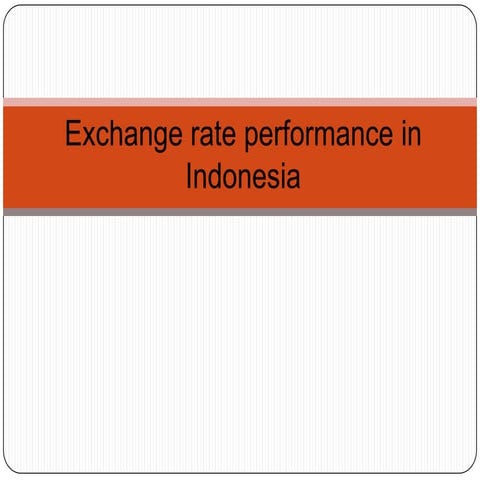 Exchange rate in asean 5 | PPTX