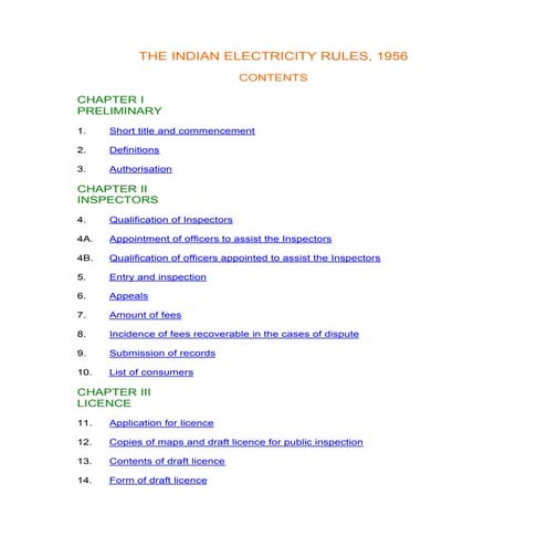 Indian electricity rules | PPT