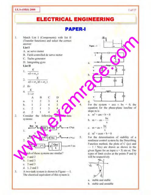 Ies electrical-engineering-paper-1-2001 | PDF
