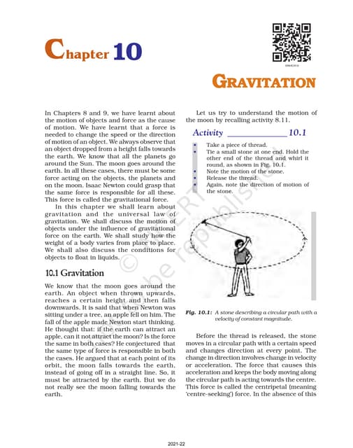 gravitation class 9 | PPT