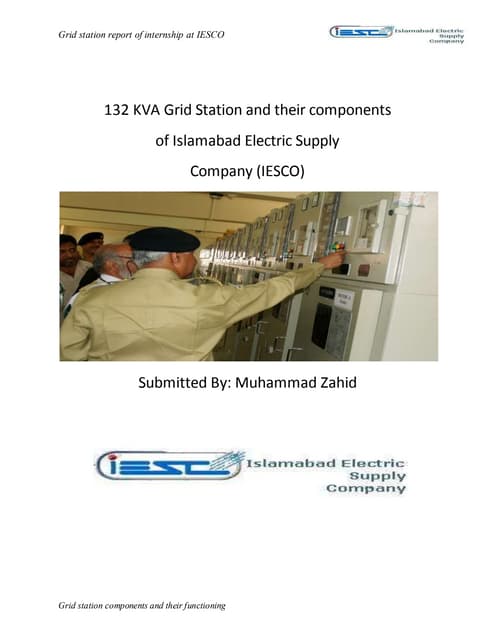 132 KV Grid Station Intern ship training report | PDF