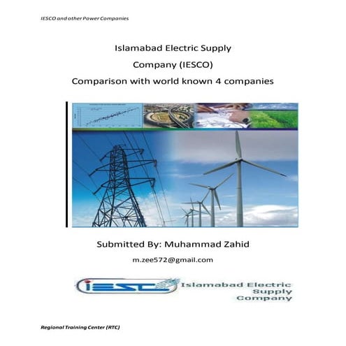 Iesco comparsion with world companies | DOCX