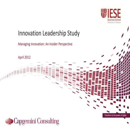 Iese ccinnovationleadershipstudydiscussiondeck20120402-120402063550 ...