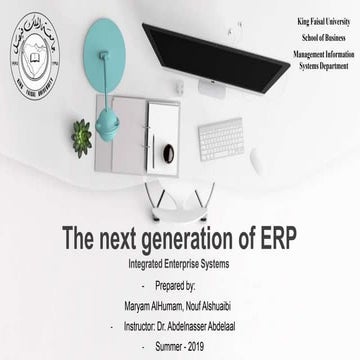 The next generation of ERP | PPTX