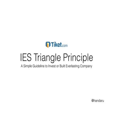 IES Triangle Principle | PDF