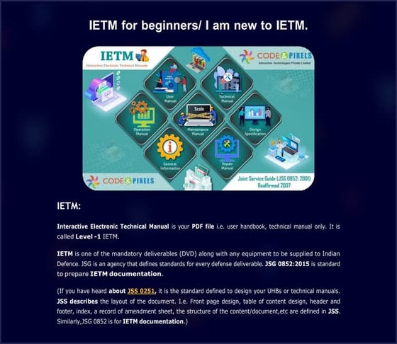 Technical Documentation standards Vs IETM Standard.pdf