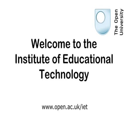 IET Welcome | PPTX