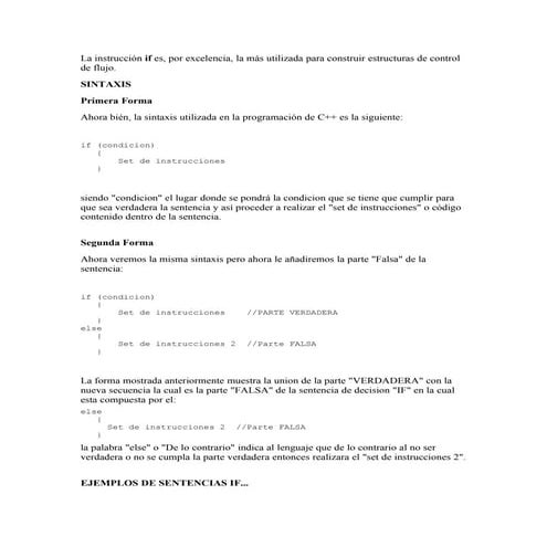 7. estructura condicional if | PDF