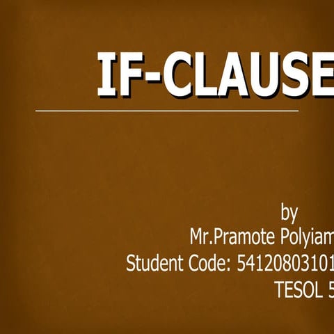 If | PPT