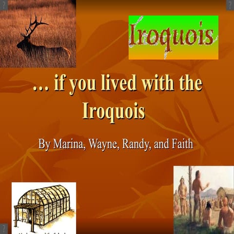 If You Lived With The Iroquois | PPT