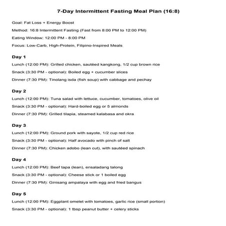 IF_16_8_LowCarb_7DayMealPlan lowcarb diet for glute and lower belly ...