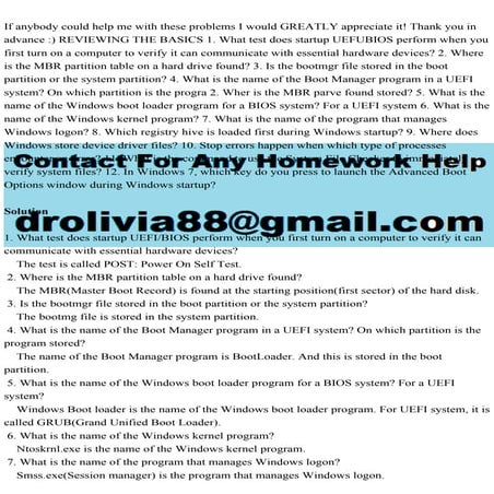 If anybody could help me with these problems I would GREATLY appreci.pdf | Operating Systems ...