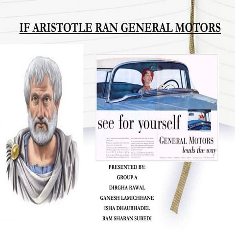 If aristotle ran general motors tom morris | PPT