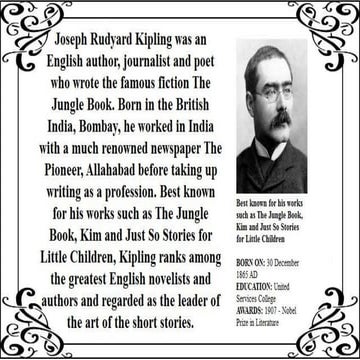 English 9 - Life and works of Rudyard Kipling | PPT