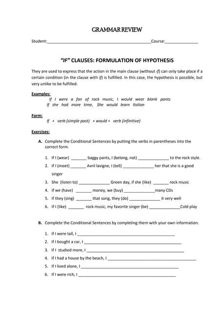 Atividade simple present | PDF