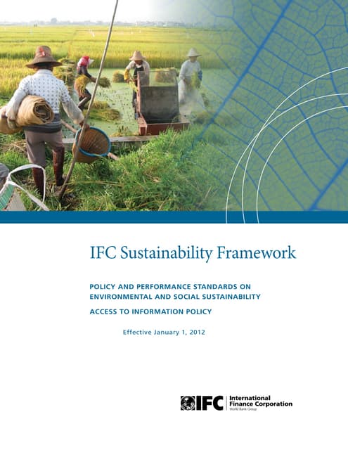 Project Cycle and the World Bank Environmental and Social Framework (ESF) | PPTX | Environmental ...