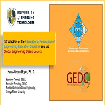 IFEES GEDC Emerging Technologies Presentations | PPT