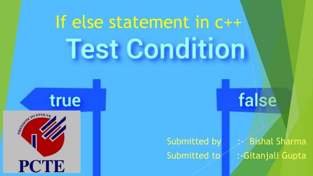 If Else Statement In C++ | Ppt