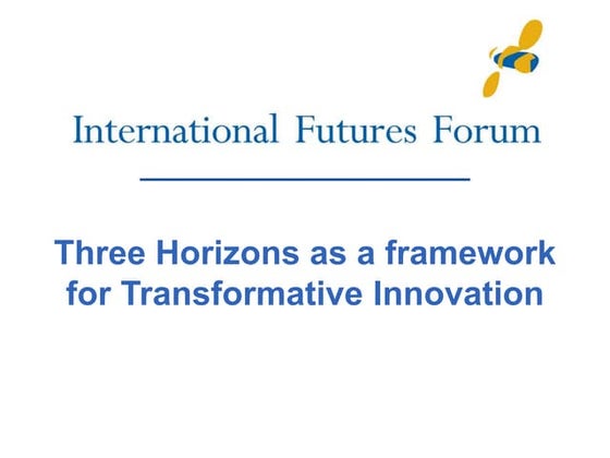 IFF Three Horizons Slides | PPT