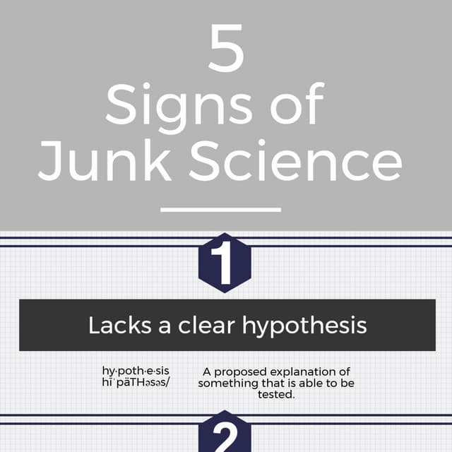 Five Signs of Junk Science | PDF