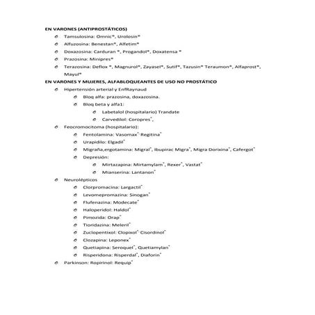 Farmacos que pueden producir IFIS | PDF