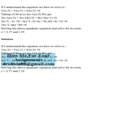 If I understand the equation we have to solve is 3(z-3) + 5(z-1.pdf