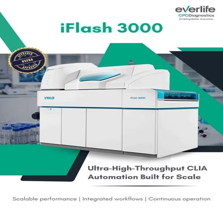 iFlash 1200 chemiluminescence Immunoassy analyzer | PDF