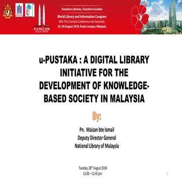 u-Pustaka: A Digital Library Initiative For The Development of ...
