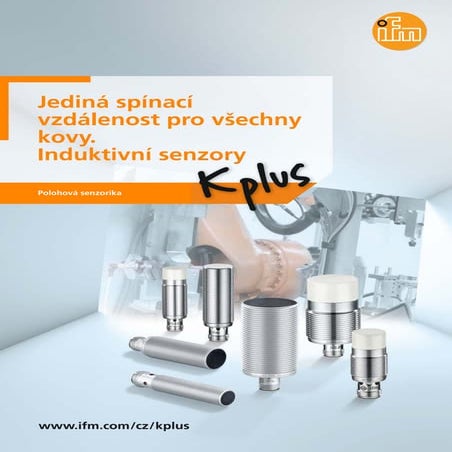 Jediná spínací vzdálenost pro všechny kovy. Induktivní senzory | PDF