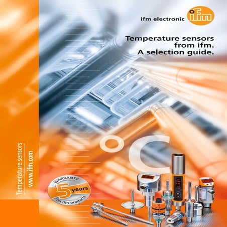 Temperature sensors from ifm. A selection guide. | PDF