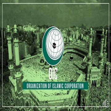 Introduction to OIC (Organization of Islamic Corporation) | PPTX