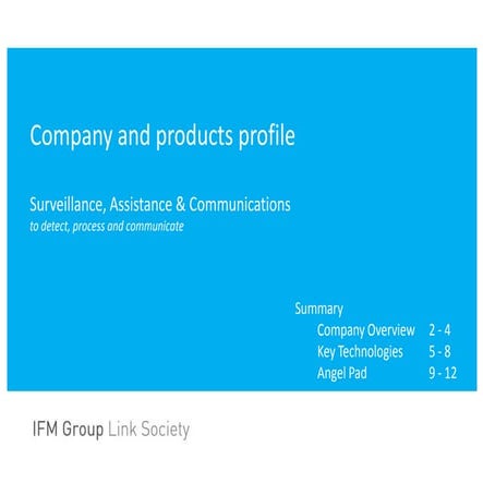 IFM Group, a technological excellence | PDF | Computing | Technology ...