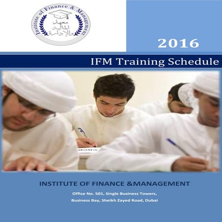Ifm training schedule 2016 | PDF