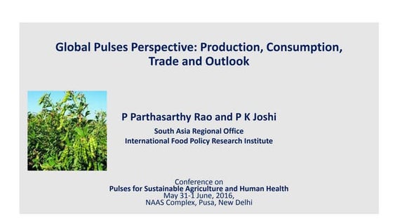Pulses: India and World | PPTX